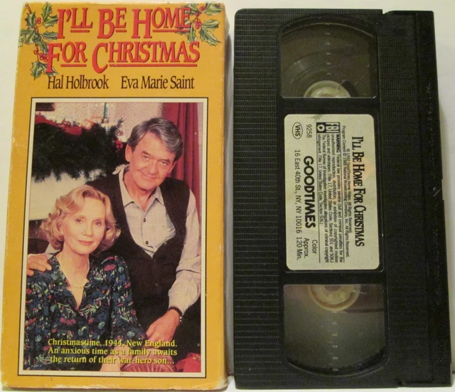 I'LL BE HOME FOR CHRISTMAS (VHS) Hal Holbrook Eva Marie Saint GOOD ...