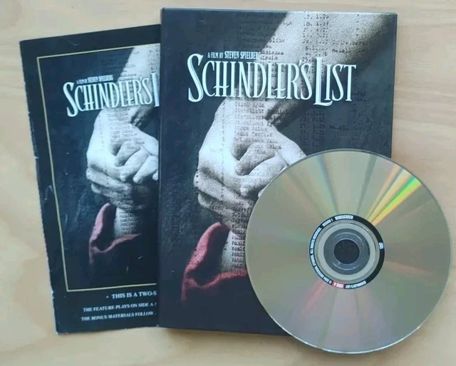 SCHINDLER'S LIST (UNIVERSAL Studios, DVD, 2004, Book Case Type) Neeson ...