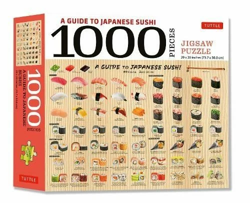 GUIDE TO JAPANESE Sushi - 1000 Piece Jigsaw Puzzle by Tuttle Publishing ...