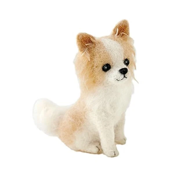 HAMANAKA H441-422 FELT Wool Mascot Chihuahua Dog Kit FS £21.54 - PicClick UK