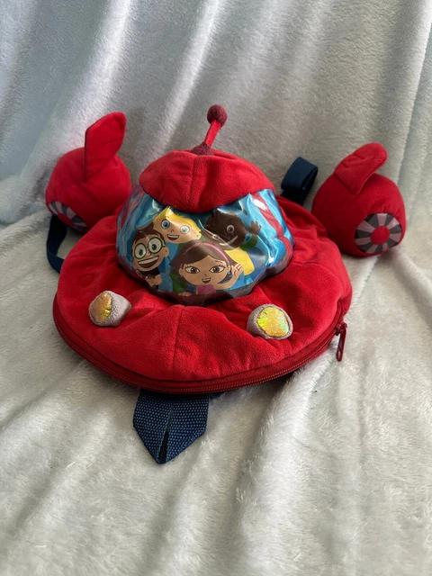 DISNEY LITTLE EINSTEINS Pat Pat Rocket plush backpack with lights soft ...