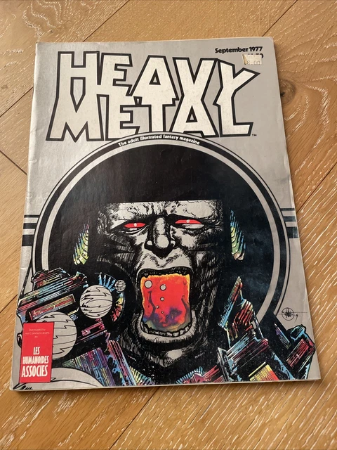 ORIGINAL FIRST EDITION Heavy Metal Magazine - September 1977 EUR 15,00 ...