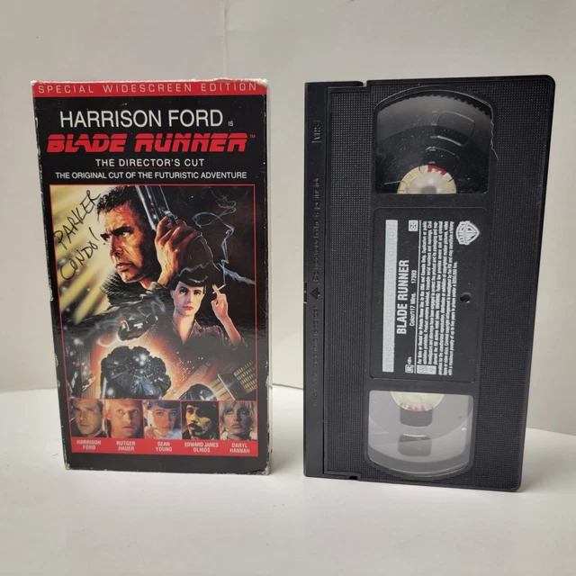 BLADE RUNNER, DIRECTORS Cut, VHS 1999 Widescreen, Harrison Ford, TESTED ...
