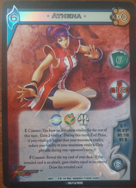 UNIVERSAL FIGHTING SYSTEM King of Fighters 2006 *Athena* SNK01 $10.00 ...