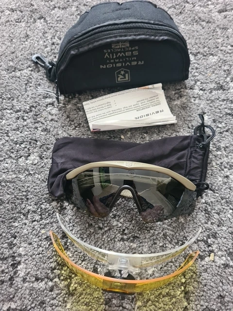 BRITISH MILITARY ARMY Revision Military Sawfly Spectacles Glasses Size ...