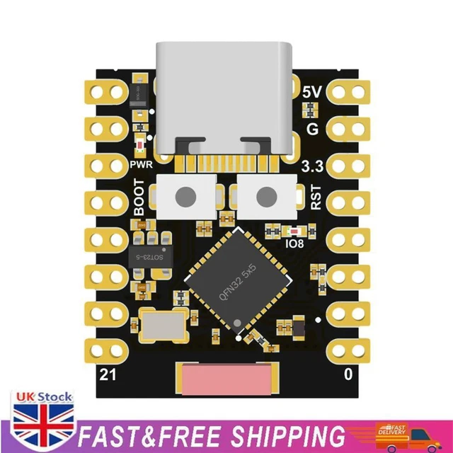 Esp32 C3 Dev Board 33 6v Power Supply Esp32 Supermini Low Power Black £3958 Picclick Uk