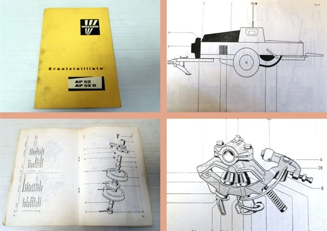 SPARE PARTS CATALOGUE Welger AP52 AP52D collection press spare parts ...