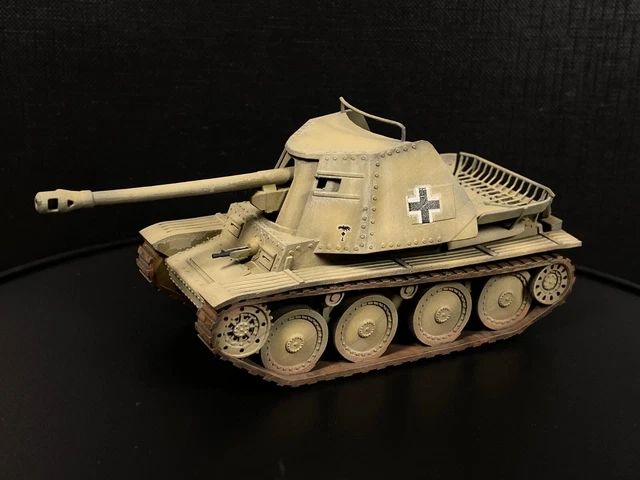 GERMAN MARDER III Ausf H Dak Afrika Korps Bolt Action 1/56 28Mm Painted ...