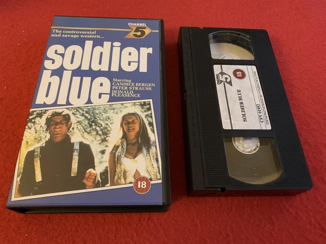 SOLDIER BLUE RARE Channel 5 Vintage Vhs Video Tested Donald Pleasence ...