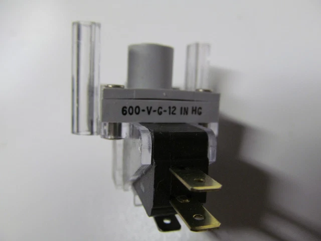 MICRO PNEUMATIC LOGIC PRESSURE SENSOR 600-V-G-12 IN HG with Micro ...