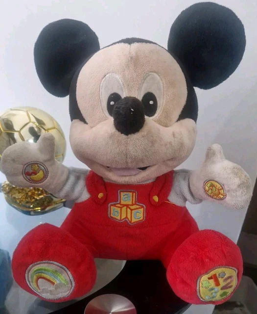 DISNEY TALKING INTERACTIVE Mickey Mouse soft Toy Plush 10" £6.00 ...