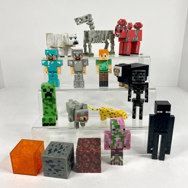 MINECRAFT MOJANG JAZWARES Action Figures Various Figures - You Pick $11 ...