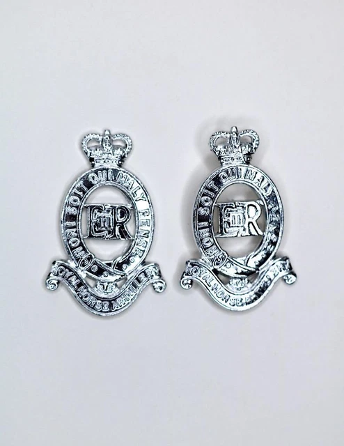 GENUINE BRITISH ARMY Royal Horse Artillery Parade Collar Titles ...