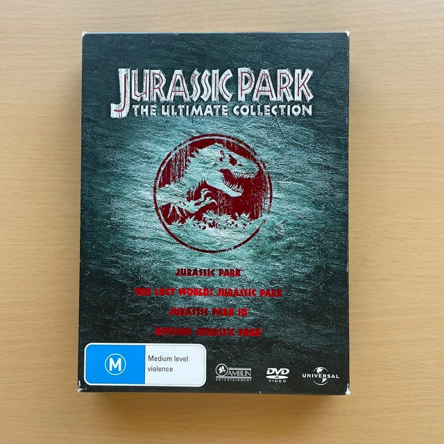 JURASSIC PARK: THE Ultimate Collection Collector’s Edition 4 Disc DVD ...