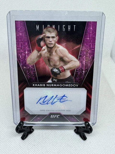 2024 TOPPS MIDNIGHT Ufc Khabib Nurmagomeddv Twilight Glimmer Grafici ...