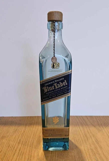JOHNNIE WALKER BLUE Label Scotch Whisky Bottle - EMPTY $10.00 - PicClick AU