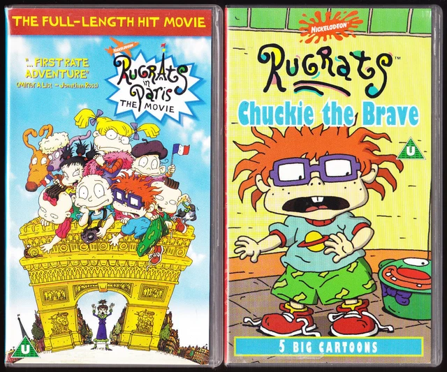 RUGRATS - CHUCKIE THE BRAVE / RUGRATS IN PARIS - 2 x VHS PAL (UK ...