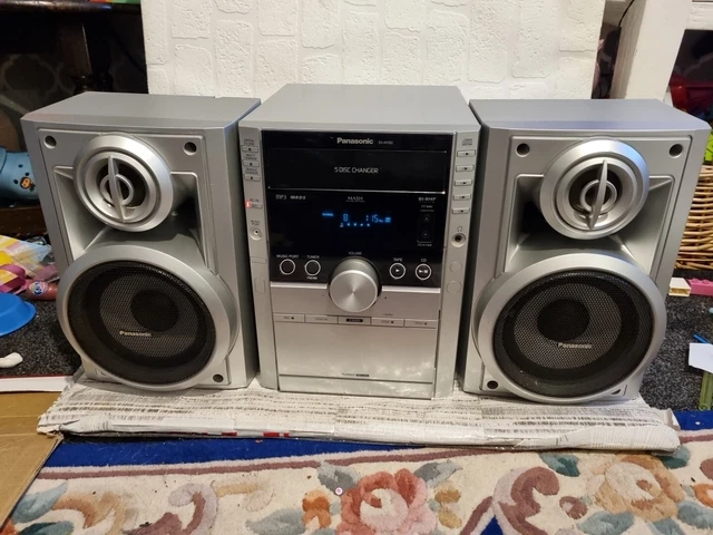 PANASONIC HIFI 5 CD Changer Stereo System SA-AK350 (AM/FM Radio ...