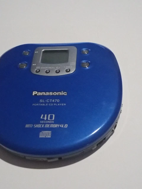 ORIGINAL PANASONIC SL-CT470 CD Discman in Blau EUR 50,00 - PicClick DE