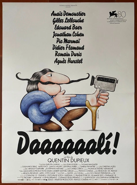 LOCANDINA DAAAAAALI EDWARD Baer Quentin Dupieux Salvador Dali Quadri ...