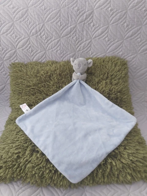 BNWOT SAINSBURYS TU Blue Grey Koala Bear Comforter Blankie Soft Toy ...