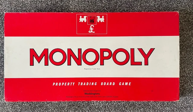 VINTAGE WADDINGTONS MONOPOLY Board Game – Complete – Retro 70s/80s UK ...