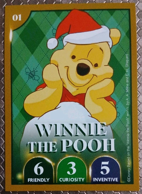 MORRISONS DISNEY CHRISTMAS Party 2025 Collectors Card No 1 Winnie The ...