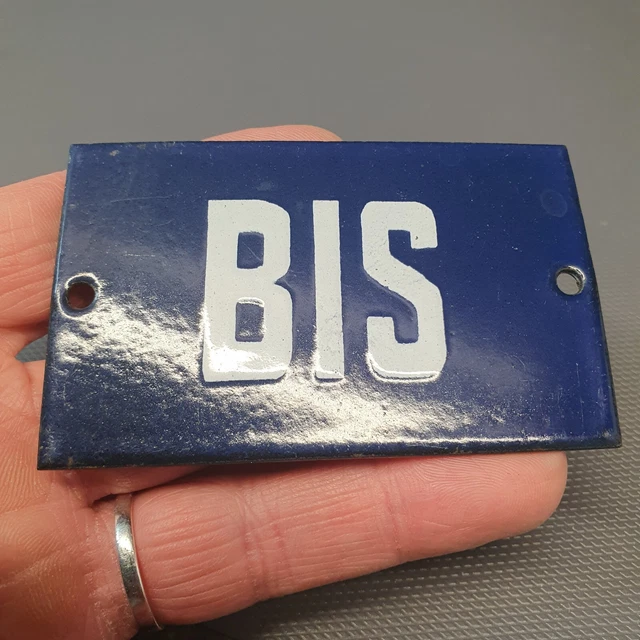 ANCIENNE PLAQUE ÉMAILLÉE de rue BIS Ref AP189 EUR 23,00 - PicClick FR
