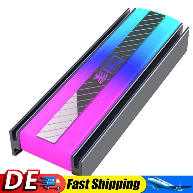 M 2 Ssd Cooler Heatsink 5v 3pin Argb 2280 Solid State Hard Disk Radiator Hot Eur 7 38 Picclick De