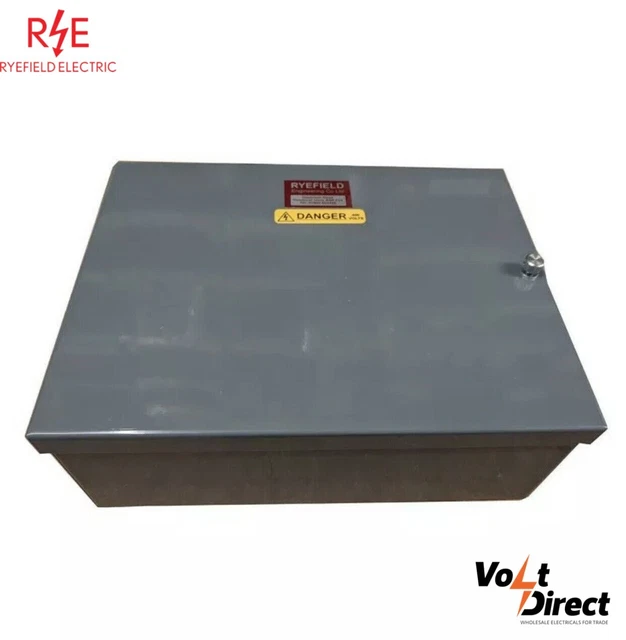 2 WAY RYEFIELD Board with 2x 100A Fuse Units, 2 Way Distribution Board ...