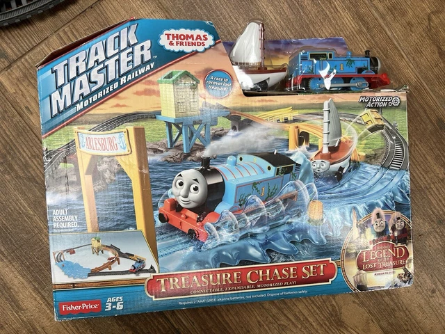 THOMAS THE TANK Engine Trackmaster Treasure Chase Set Boxed With Train ...