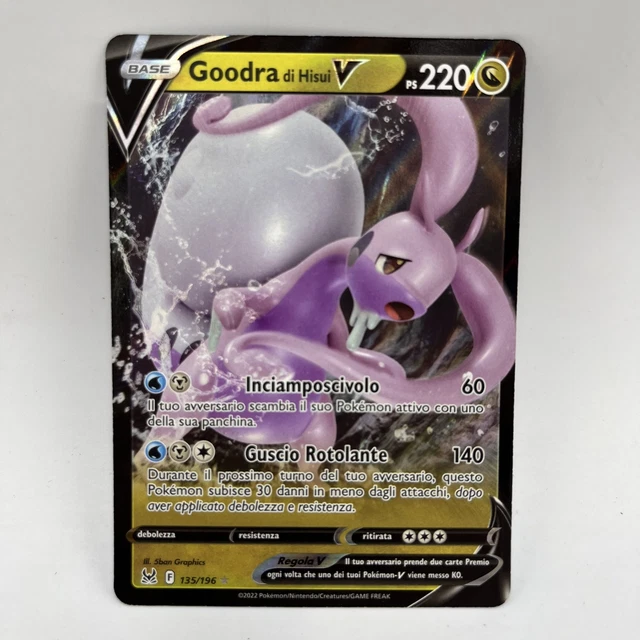 CARTA POKEMON GOODRA DI HISUI V (IT) | 135-196 Origine Perduta EUR 2,00 ... CARTA POKEMON GOODRA DI HISUI V (IT) | 135-196 Origine Perduta EUR 2,00 ...