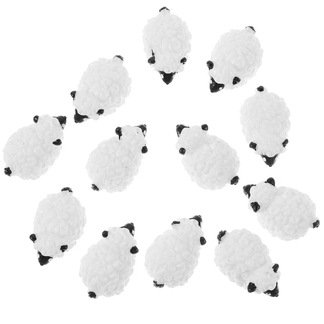 12 PCS FIGURINES De Moutons Mini Modèles Figure Mini-mouton Enfant EUR ...