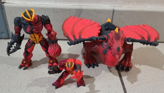 GORMITI GIOCHI PREZIOSI - MAGMION seigneur peuple du volcanX 2 +Animal ...