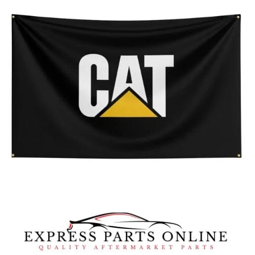 QUALITY CATERPILLAR FLAG 90cm x 150cm CAT Banner for the Man Cave $24. ...