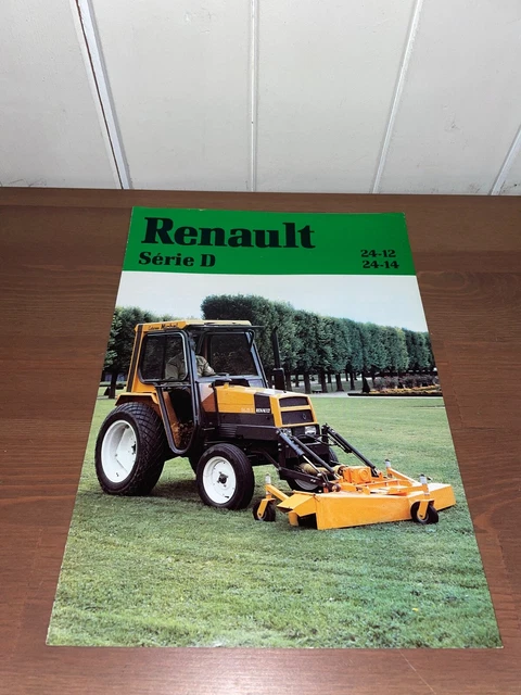 BROCHURE PROSPEKT PROSPECTUS TRACTEUR RENAULT SERIE D tractor-traktor-john deere EUR 7,50 ...