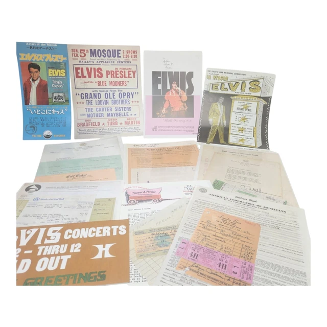 ELVIS PRESLEY MEMORABILIA Replica From The Graceland Bundle Telegraph ...