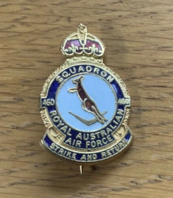 VINTAGE 464 SQUADRON RAAF Royal Australian Air Force Pin Badge Kings ...
