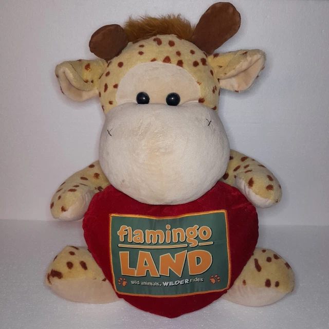 18& TALL LARGE Flamingo Land Posh Paws Giraffe Plush Soft Toy Rare ...