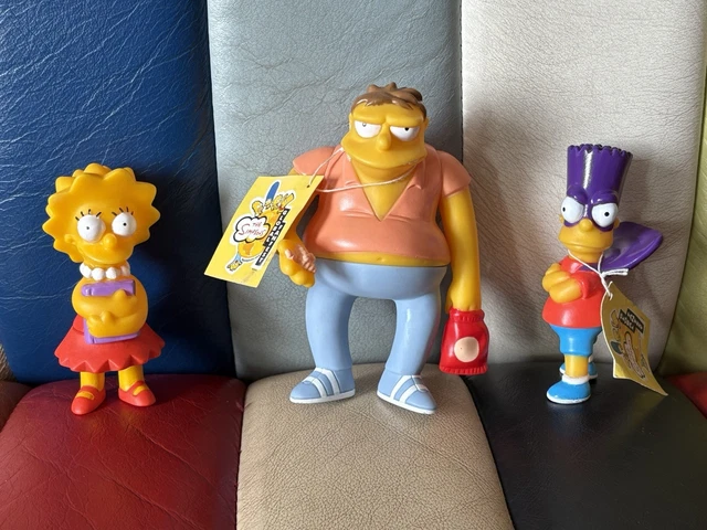VINTAGE THE SIMPSONS Burger King Toys - Bartman - Lisa - Barney - 2001 ...
