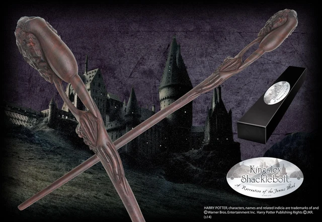 HARRY POTTER BACCHETTA Magica Kingsley Shacklebolt Character Noble ...