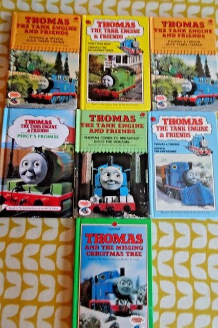 THOMAS THE TANK Engine Book Bundle Vintage Ladybird Book x 7 including ...