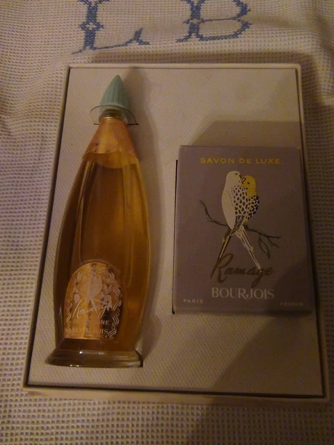 ANCIEN COFFRET DE Parfum Eau De Cologne Ramage De Bourjois Années 60 ...