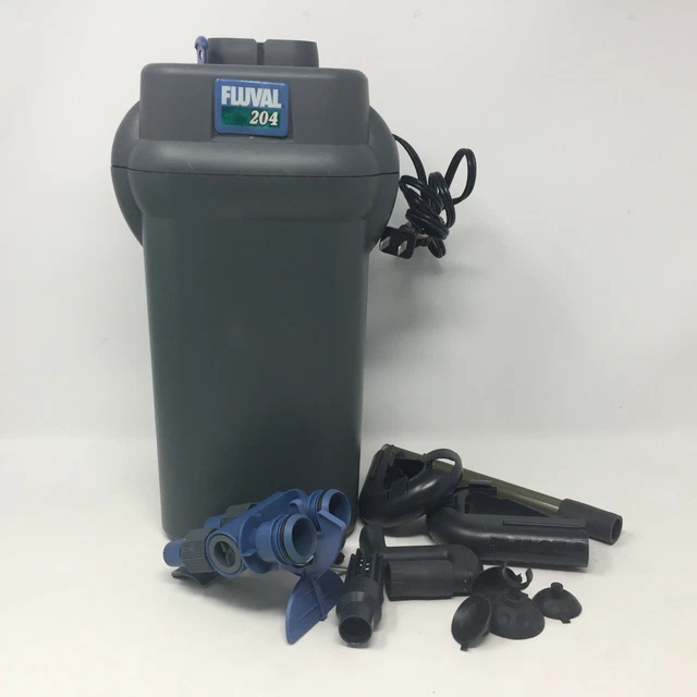 FLUVAL 204 AQUARIUM Canister Filter A-26224 For Parts Read Description ...