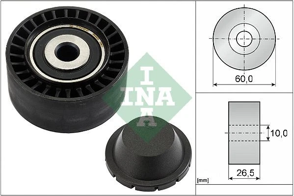RULLO DI DEVIAZIONE rullo guida cinghia trapezoidale INA 532033110 per ...