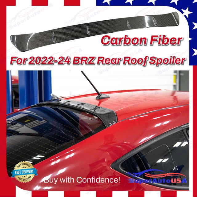 FITS 2022-2024 SUBARU BRZ Toyota GR86 Real Carbon Fiber Rear Window ...