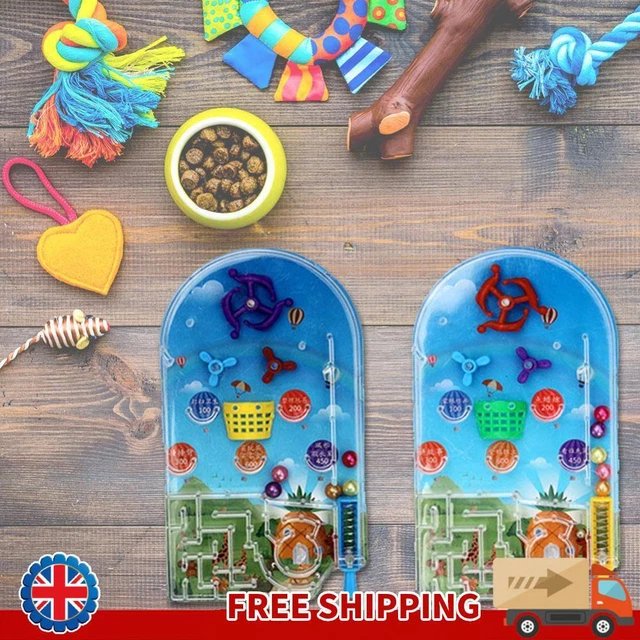 MINI PINBALL DESKTOP Games Machine Cartoon Beads Ejection Toy Novelty ...