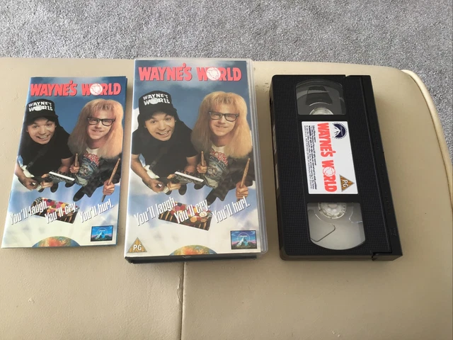 WAYNE'S WORLD - VHS Video Movie Cassette Tape Complete With Booklet VGC ...
