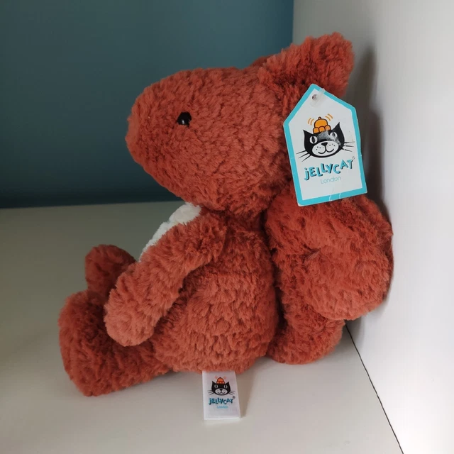 JELLYCAT TUMBLETUFT SQUIRREL NWT With Paper Tags But Tag Is Creased ...