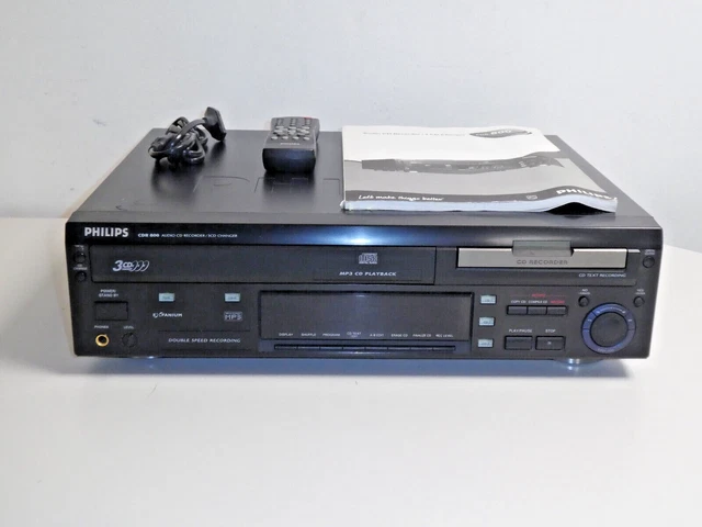 PHILIPS CDR800 3-WAY CD Changer / CD Recorder, Serviced, FB&BDA, 2J ...